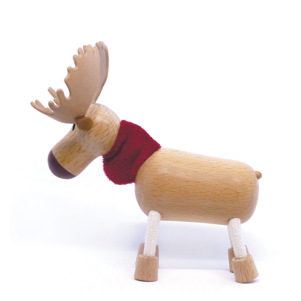 Cheeky Eco Wooden Moose Toy for Imaginative Play | Anamalz – Anamalz