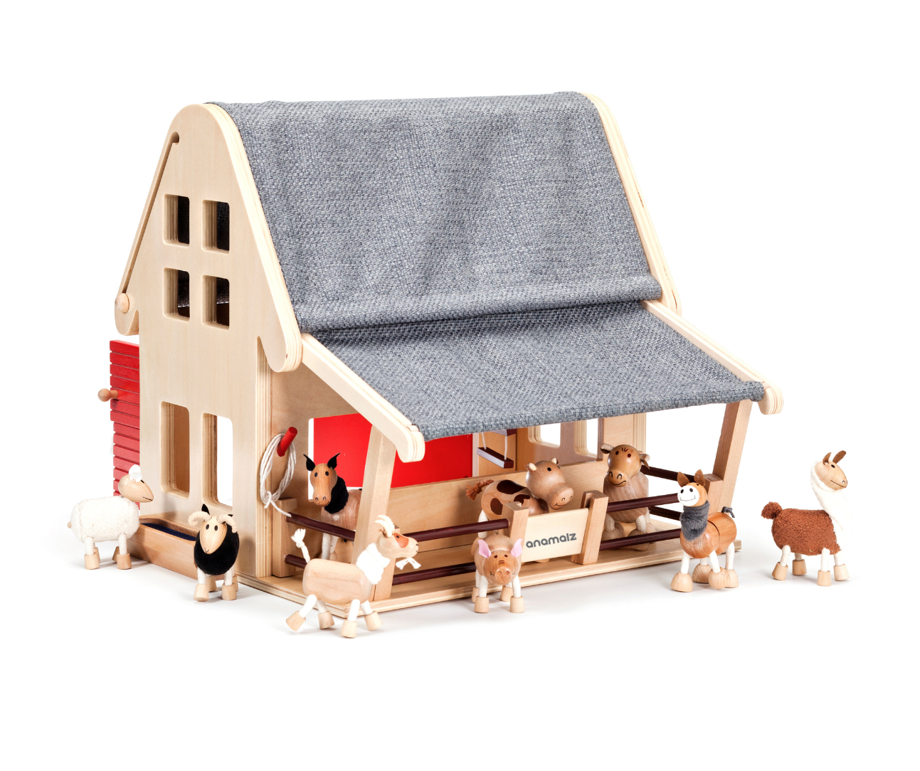 Wooden Toy Barnhouse: A Home for the Anamalz – Anamalz