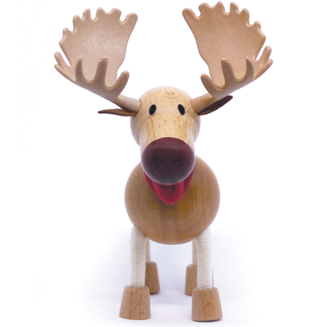 Cheeky Eco Wooden Moose Toy for Imaginative Play | Anamalz – Anamalz