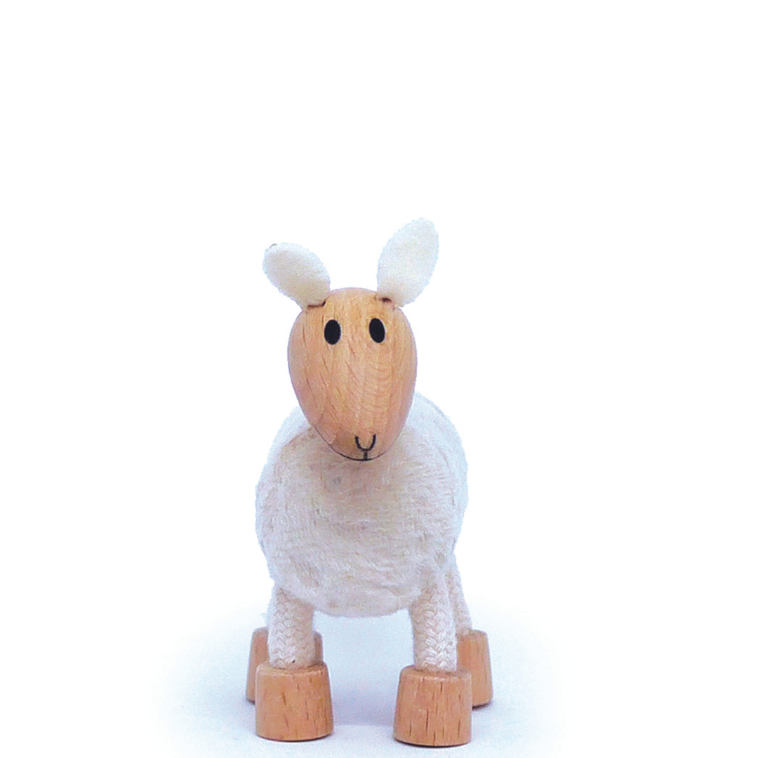 Join the Flock with Our Eco-Friendly Wooden Sheep Toy | Anamalz – Anamalz